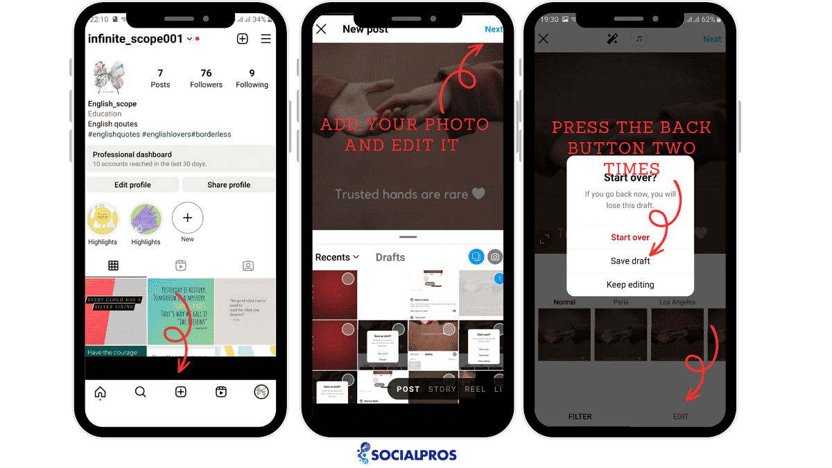 Instagram Drafts: How to Save, Find, and Delete Drafts on Instagram 2024?