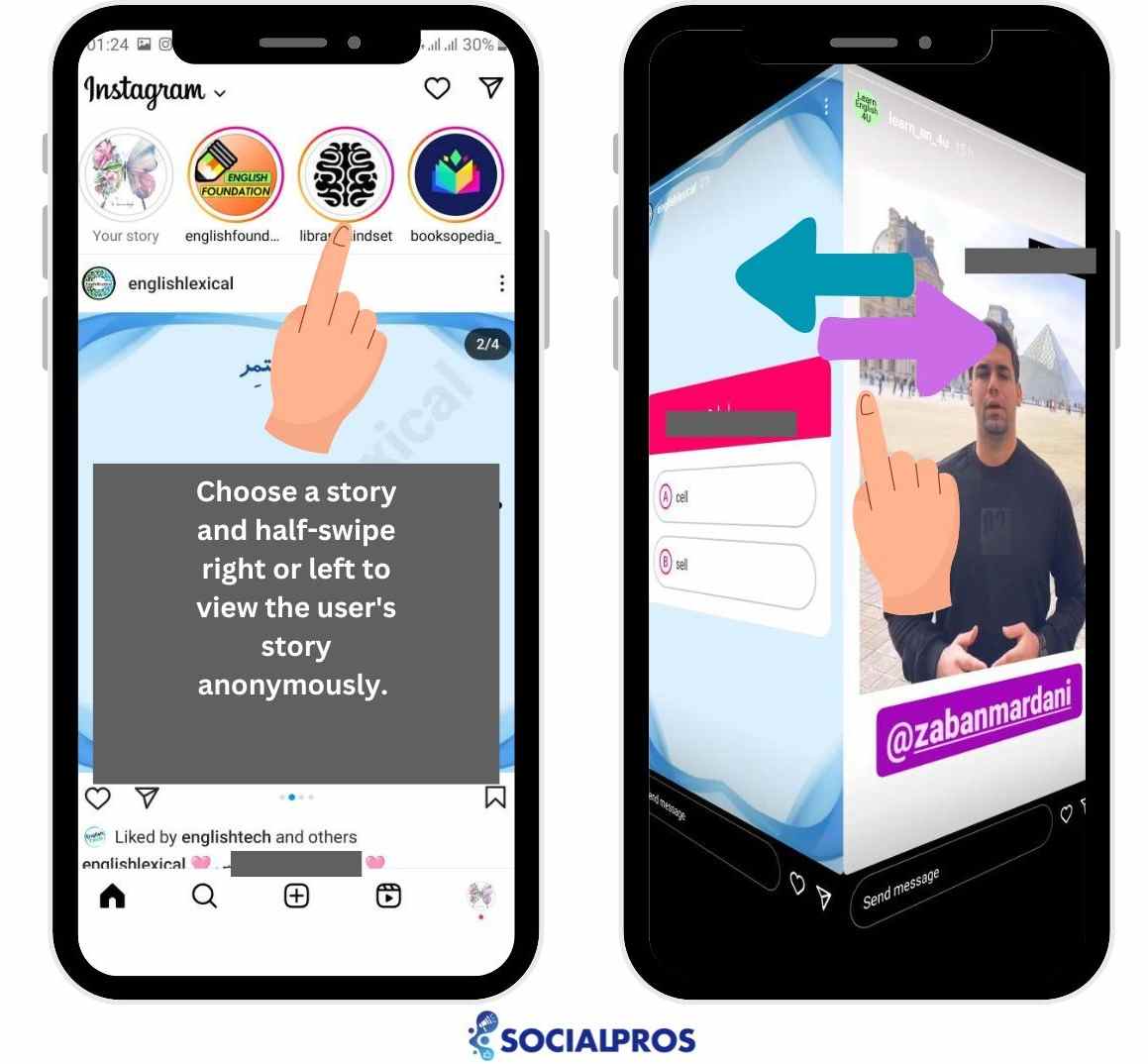 How to Half Swipe on Instagram 2024 [See IG Stories and DMs Anonymously]